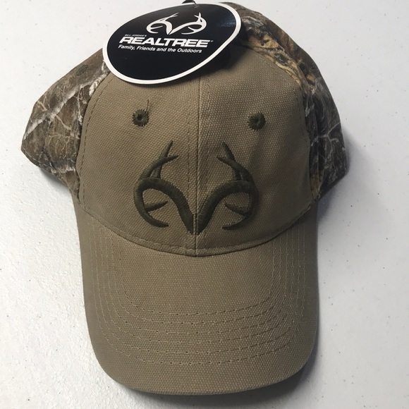 Realtree | Accessories | Realtree Mens Brown Camo Hunting Baseball Hat ...